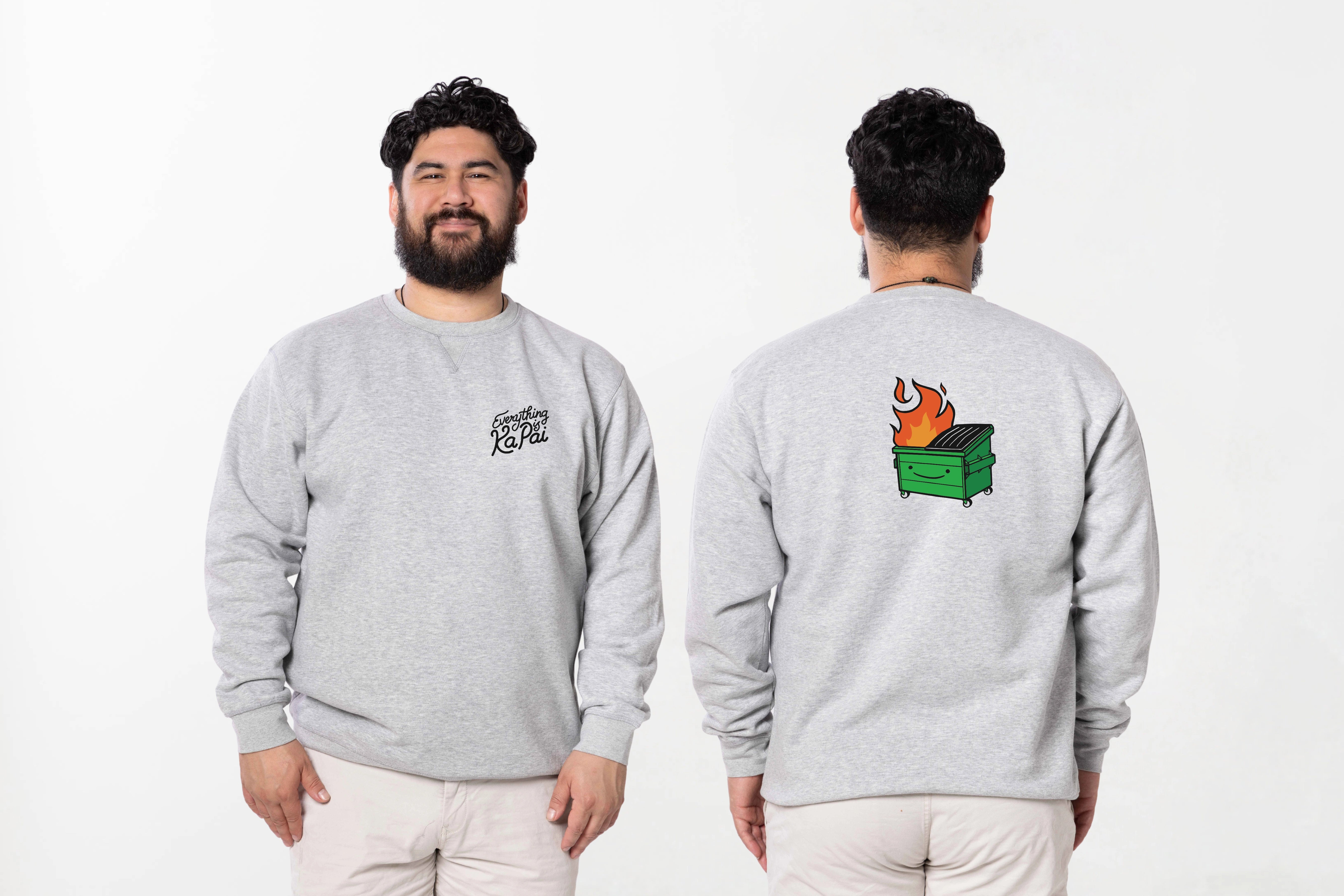 EVERYTHING IS KA PAI Crewneck | Māori Clothing, Women's and Men's ...